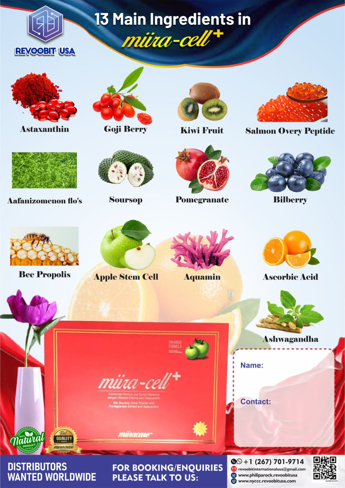 Miira-Cell+: Unlock Your Body's True Potential (24 sachets/ a packet ...